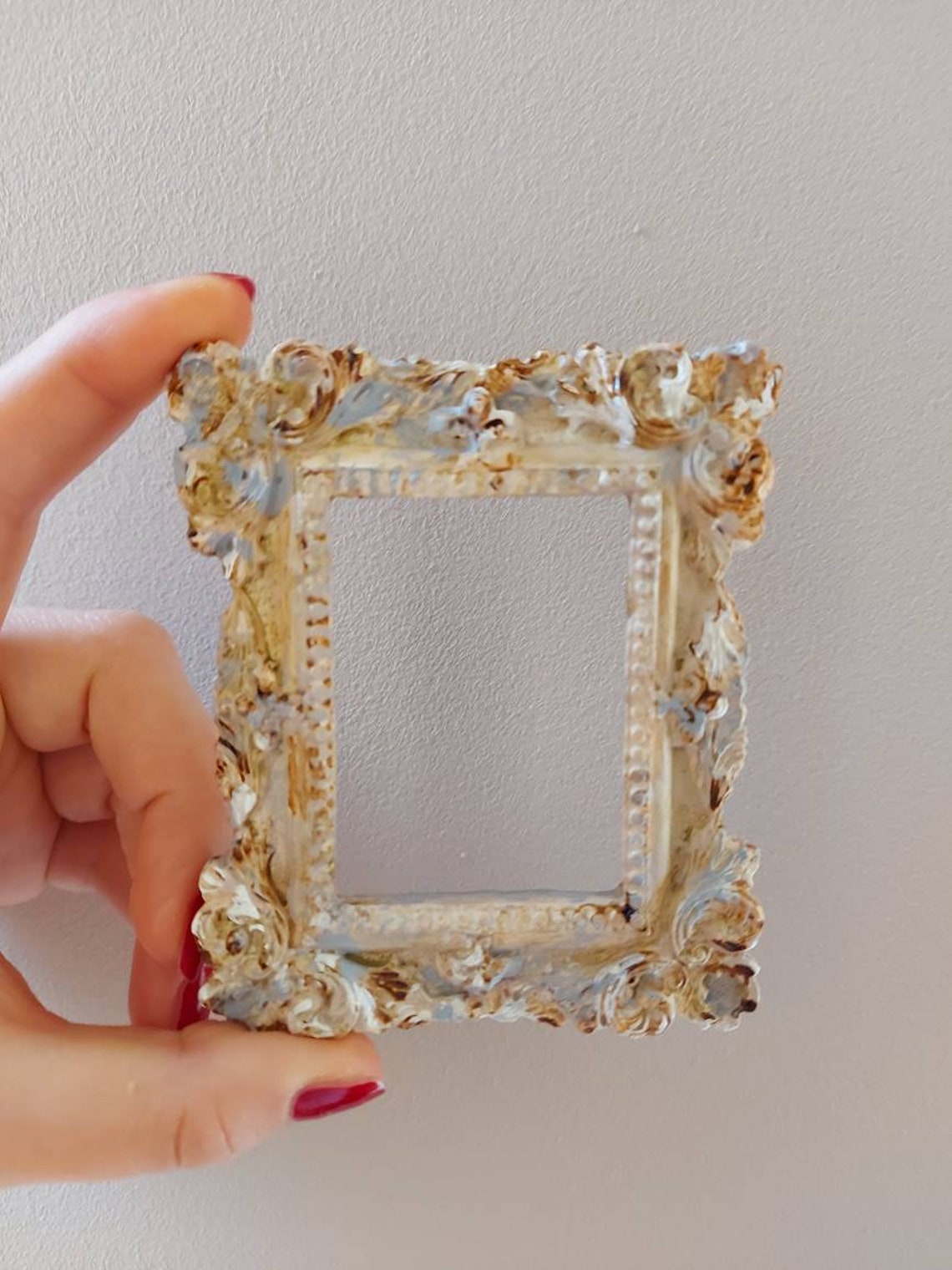 Antique Baroque French Style Miniature Frames One Inch | Etsy UK