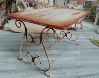 Miniature Antique Table - Etsy