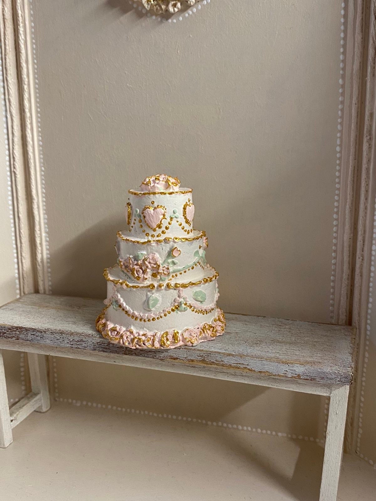 Miniature Wedding Cake Dollhouse Miniature Cakes for Barbie - Etsy