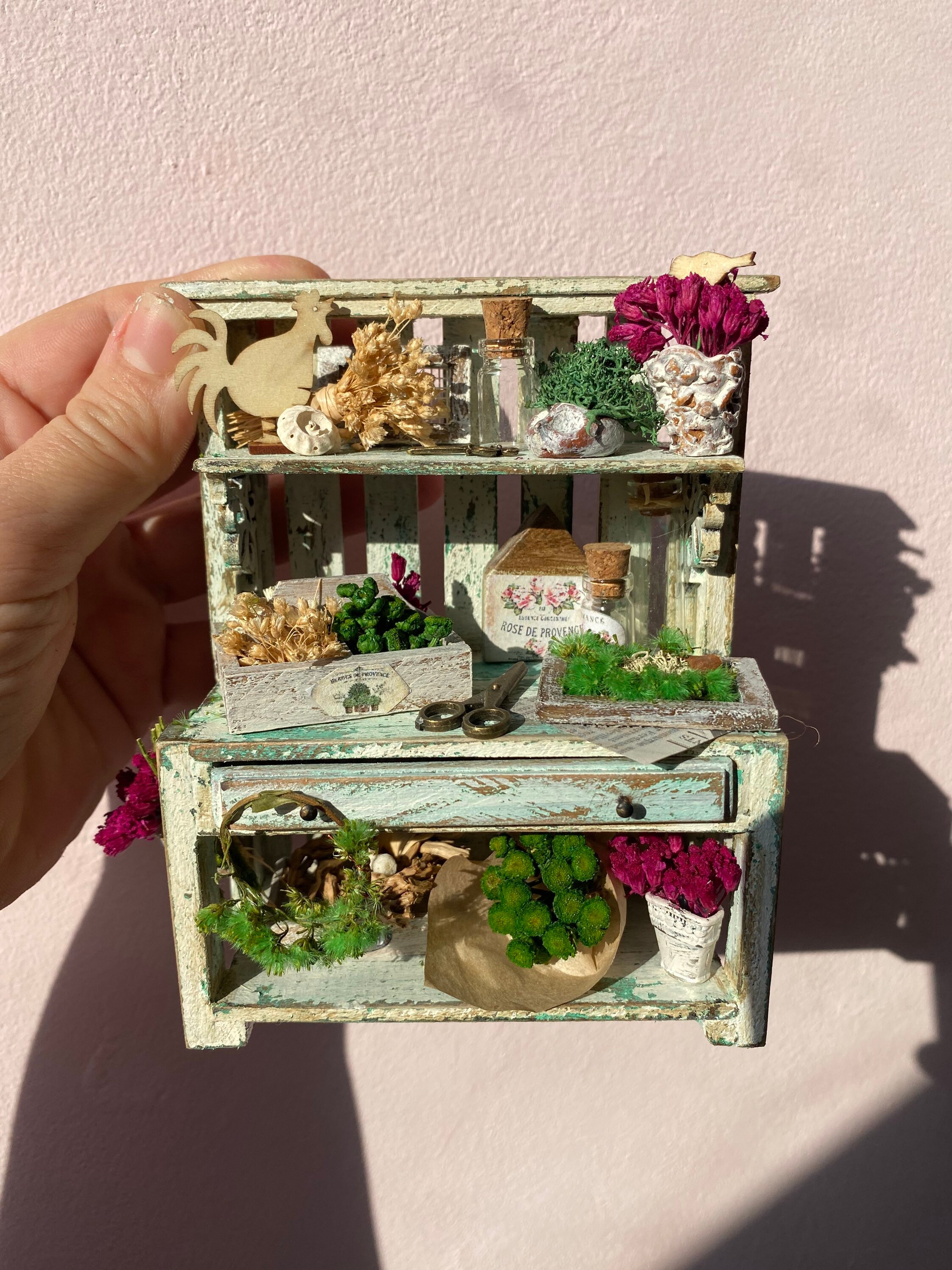 Miniature Garden Bench One Inch Scale Made of Wood Vintage - Etsy