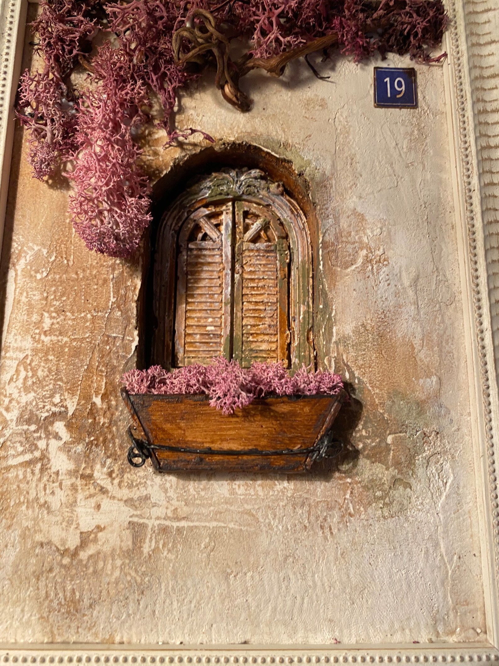 Miniature Old Framed Window/antique Window/roombox - Etsy