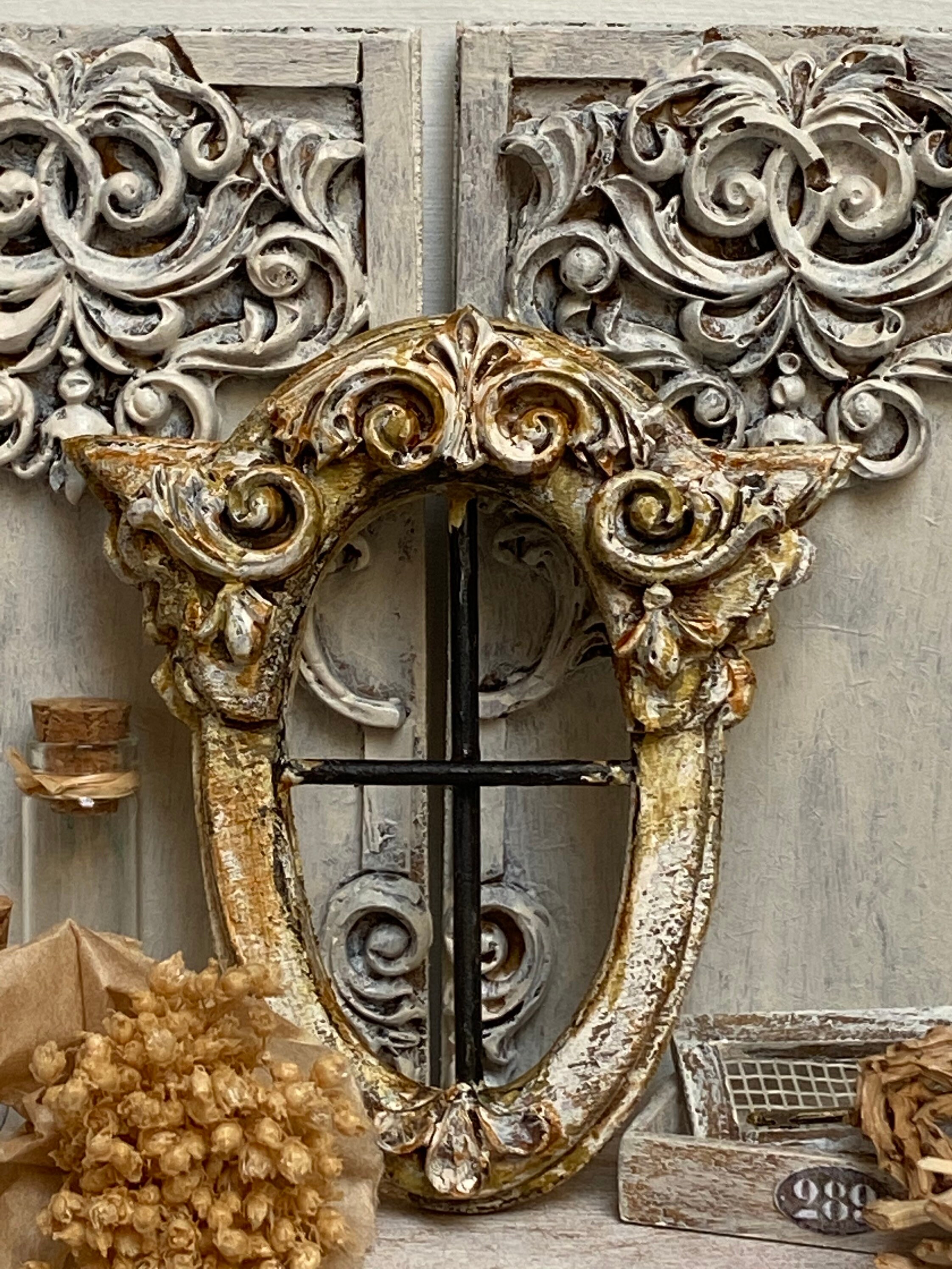 Miniature window French bulleyes window /Broqante/Antique/one | Etsy