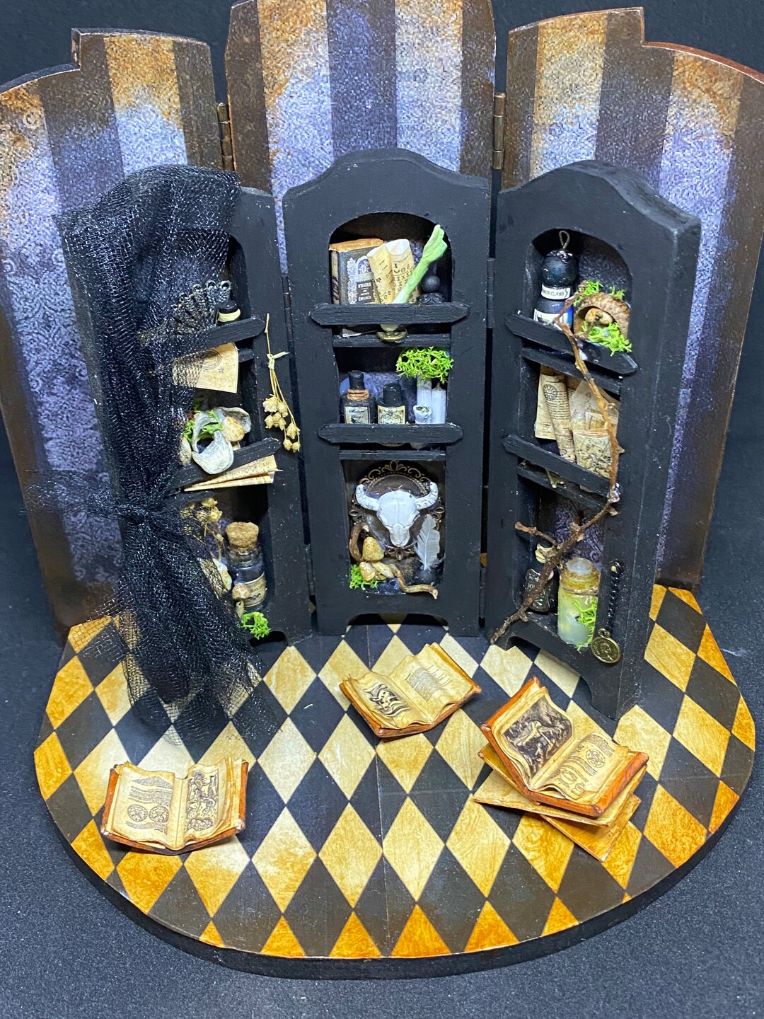 Miniature Dollhouse Divider/witch Divider/witch Craft Dollhouse/one ...