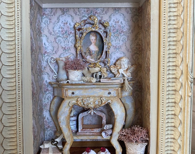 Miniature French Roombox/diorama/one Inch Scale Miniature/broqante ...