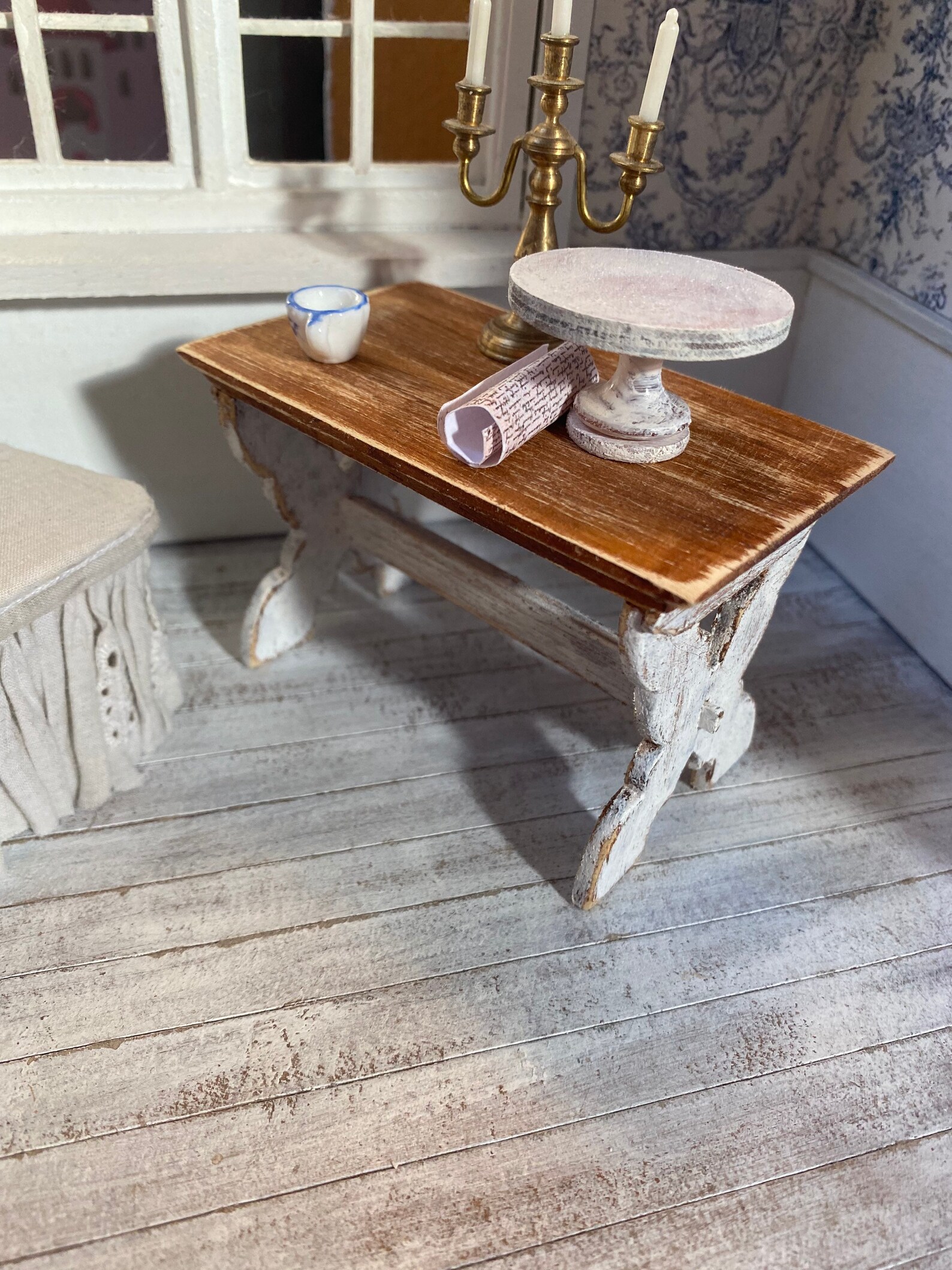 Miniature Swedish Country House Table 1:12 Scale - Etsy