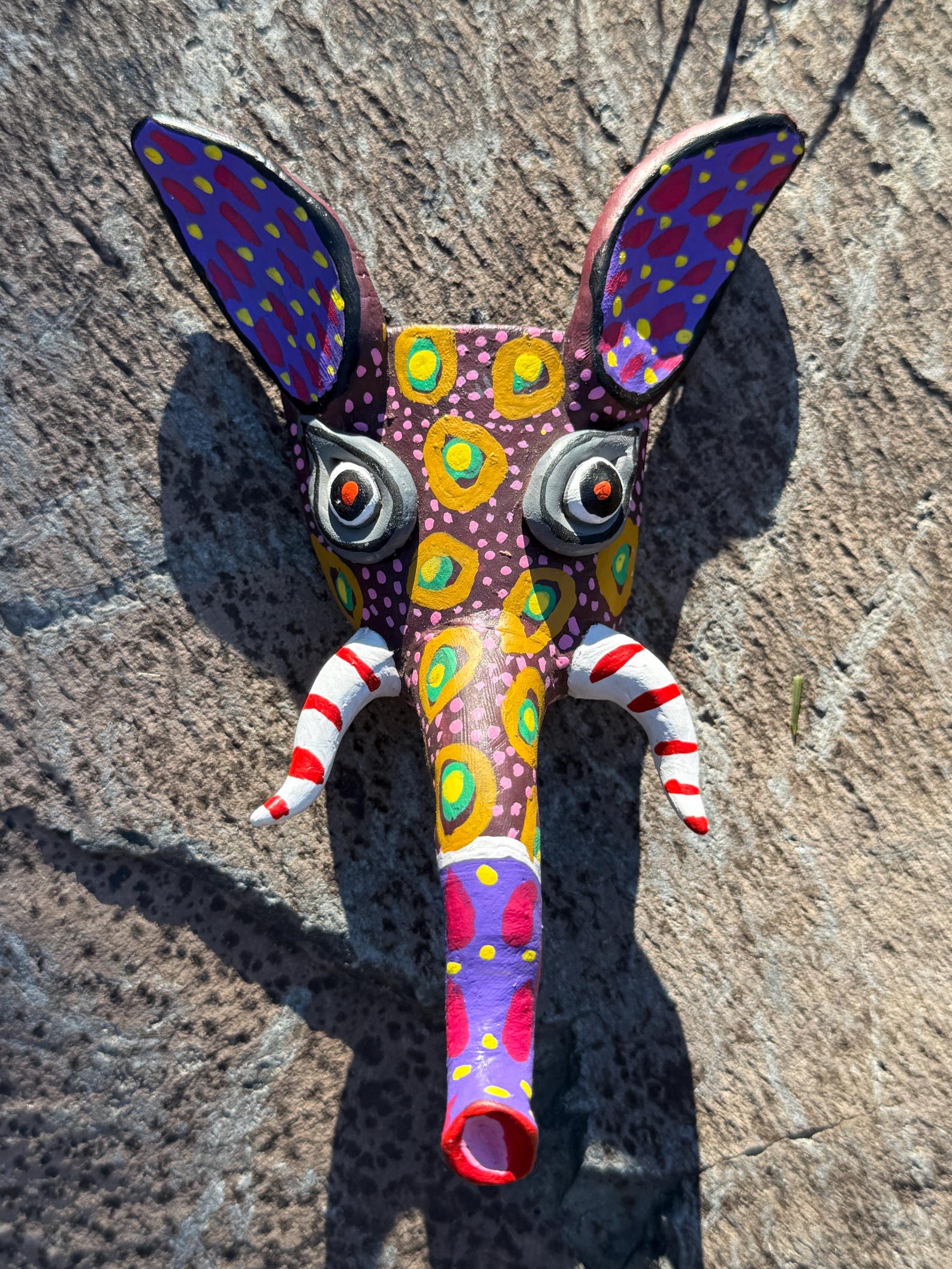 Small "devil" Masks From Michoacan, Mexican Folk Art, Ocumicho Folk Art ...