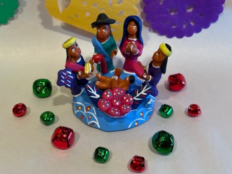 Mexican NATIVITY Set, Mexican Nativity, Mexican Creche, Christmas Decor ...
