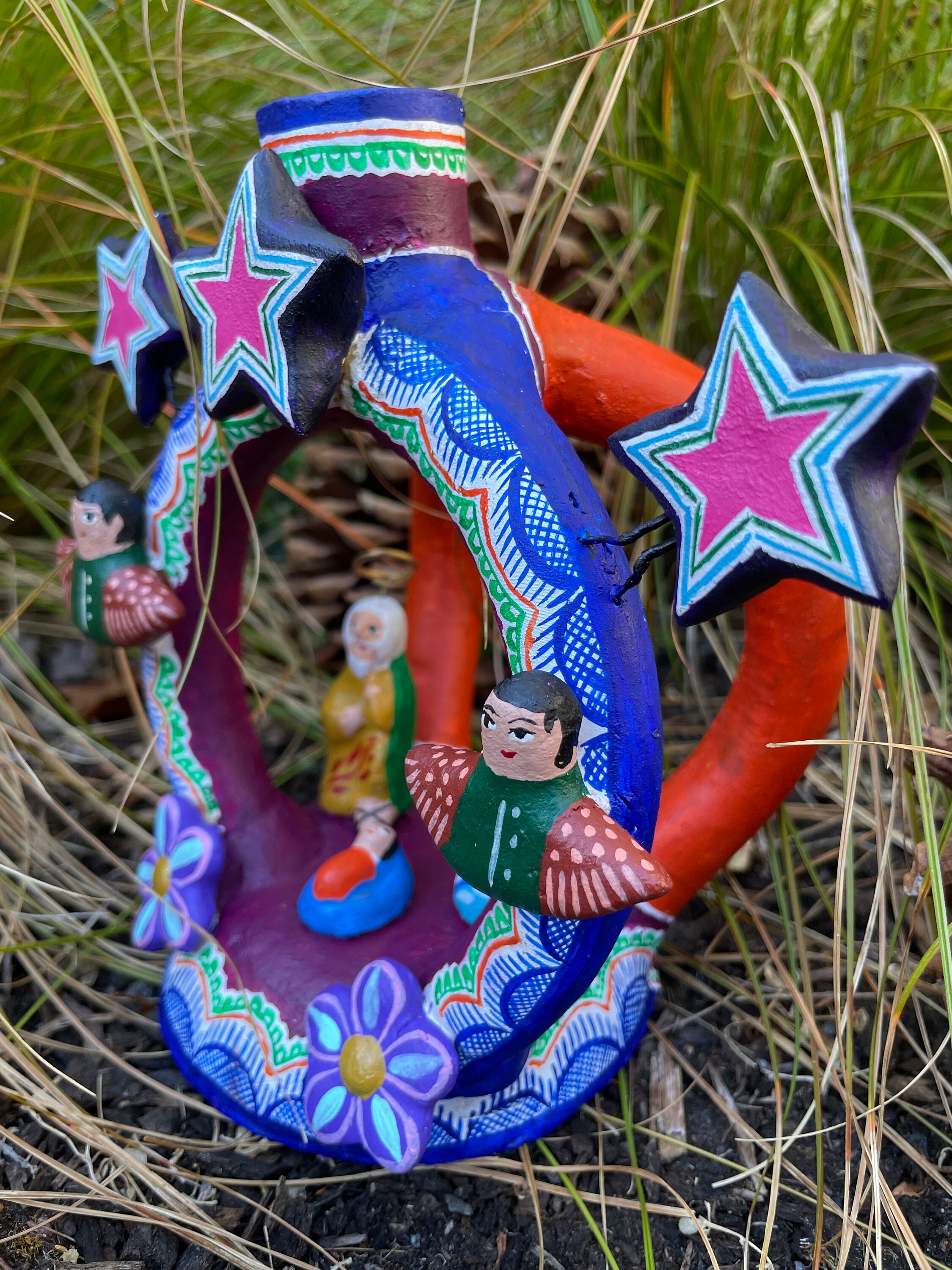 Mexican NATIVITY Set, Mexican Nativity, Mexican Creche, Christmas Decor ...