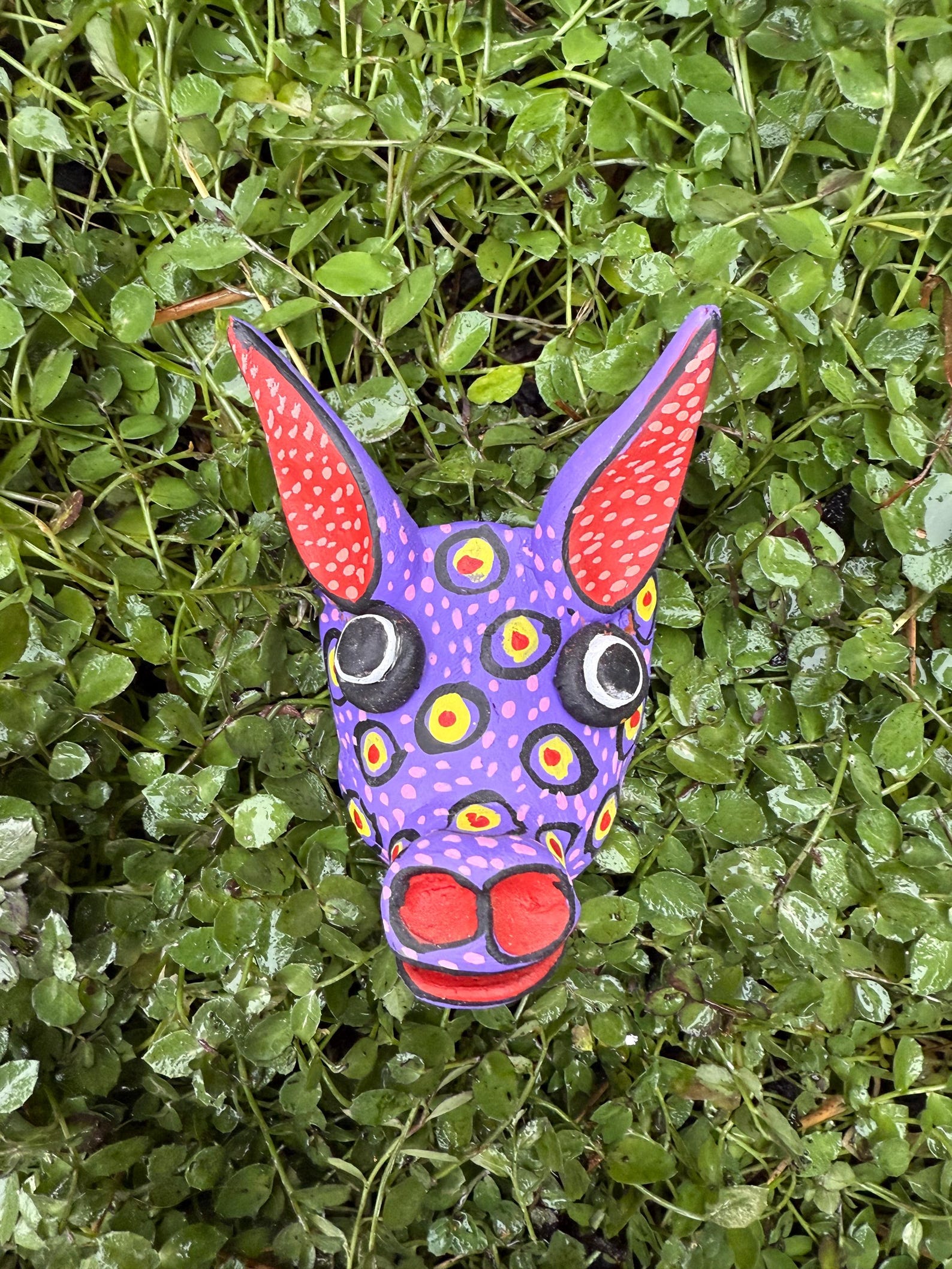 Small "devil" Masks From Michoacan, Mexican Folk Art, Ocumicho Folk Art ...