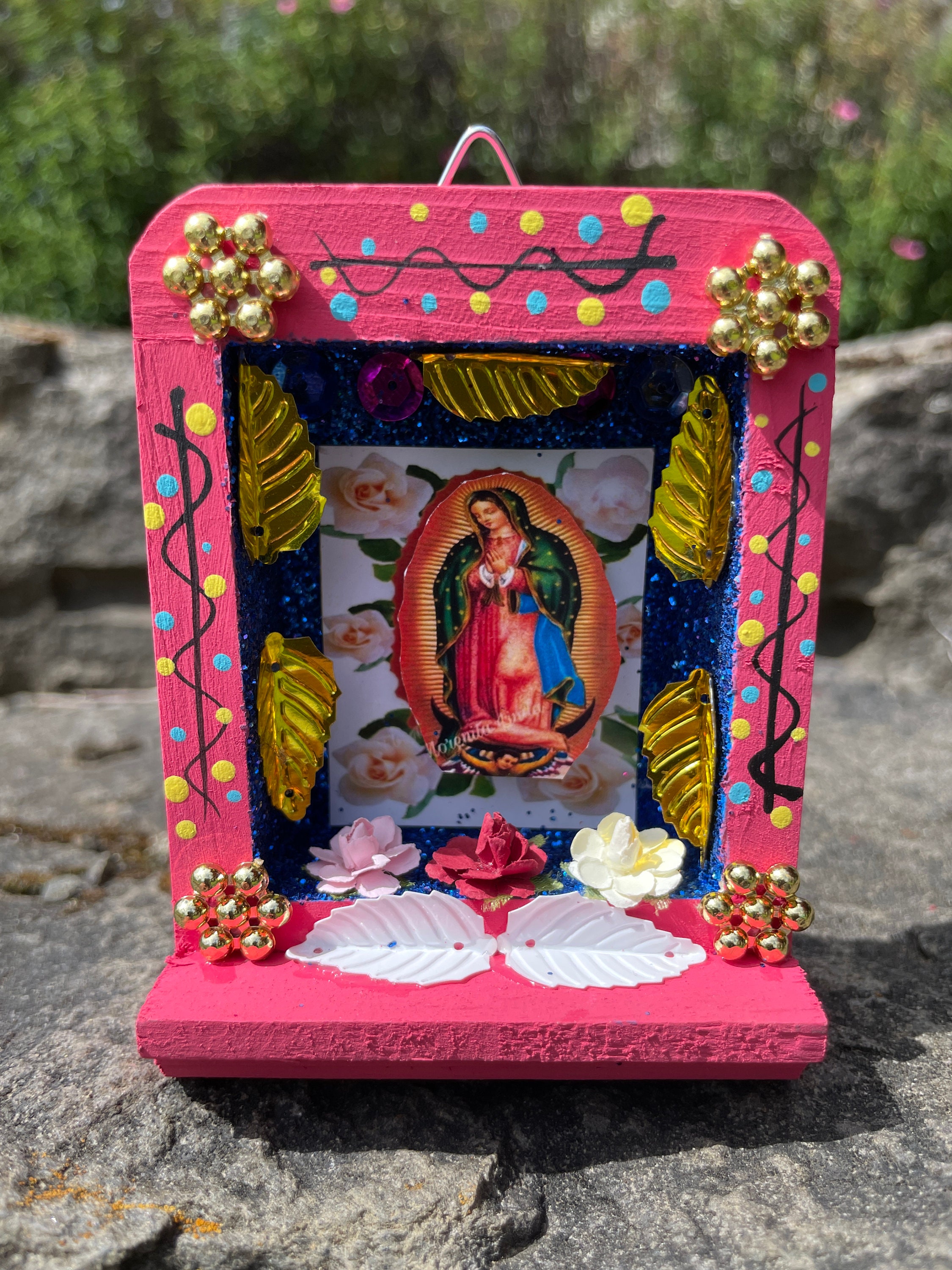 Guadalupe Nicho, Small, Wooden, VIRGIN of GUADALUPE Image, Mexican ...