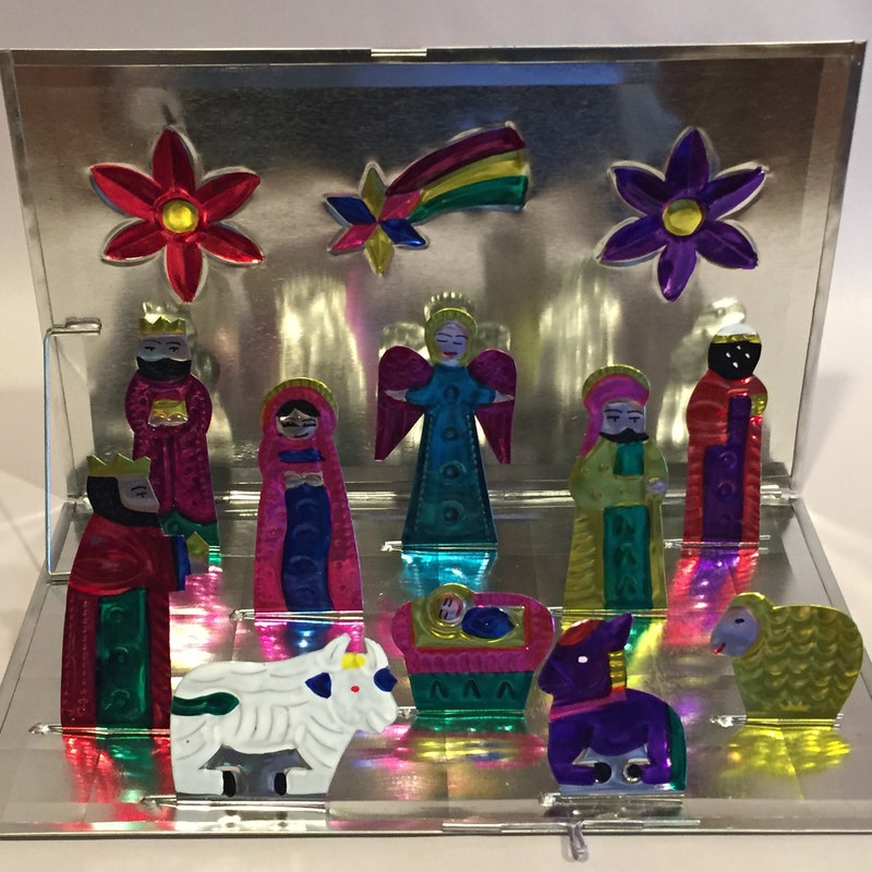 Nativity Creche Mexico - Etsy