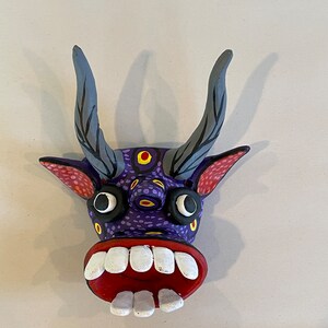 Small devil Masks From Michoacan Mexican Folk - Etsy