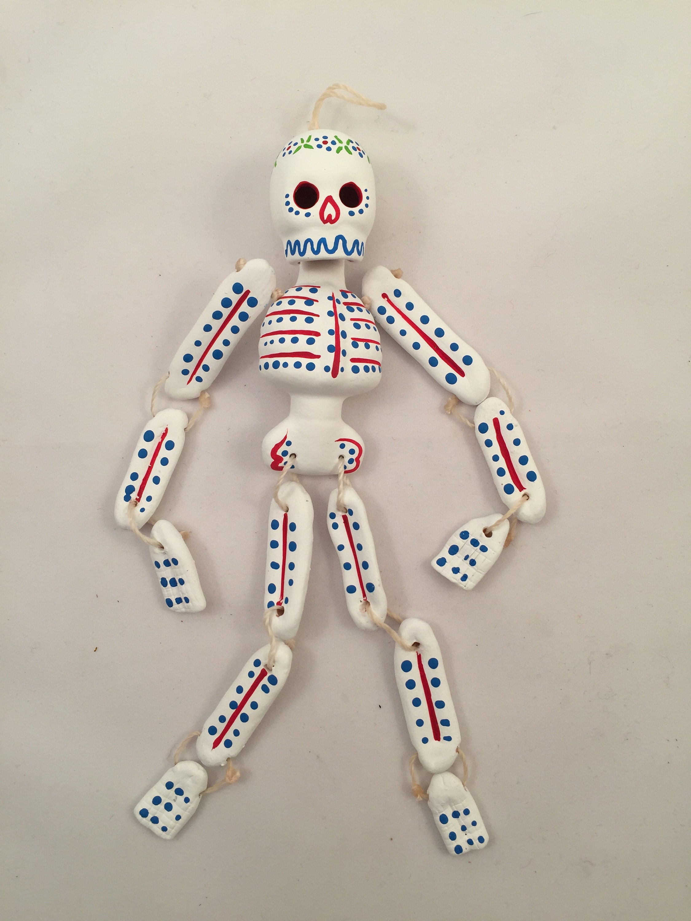 SET of EIGHT SKELETON Ornaments Calavera Ornaments Day of | Etsy