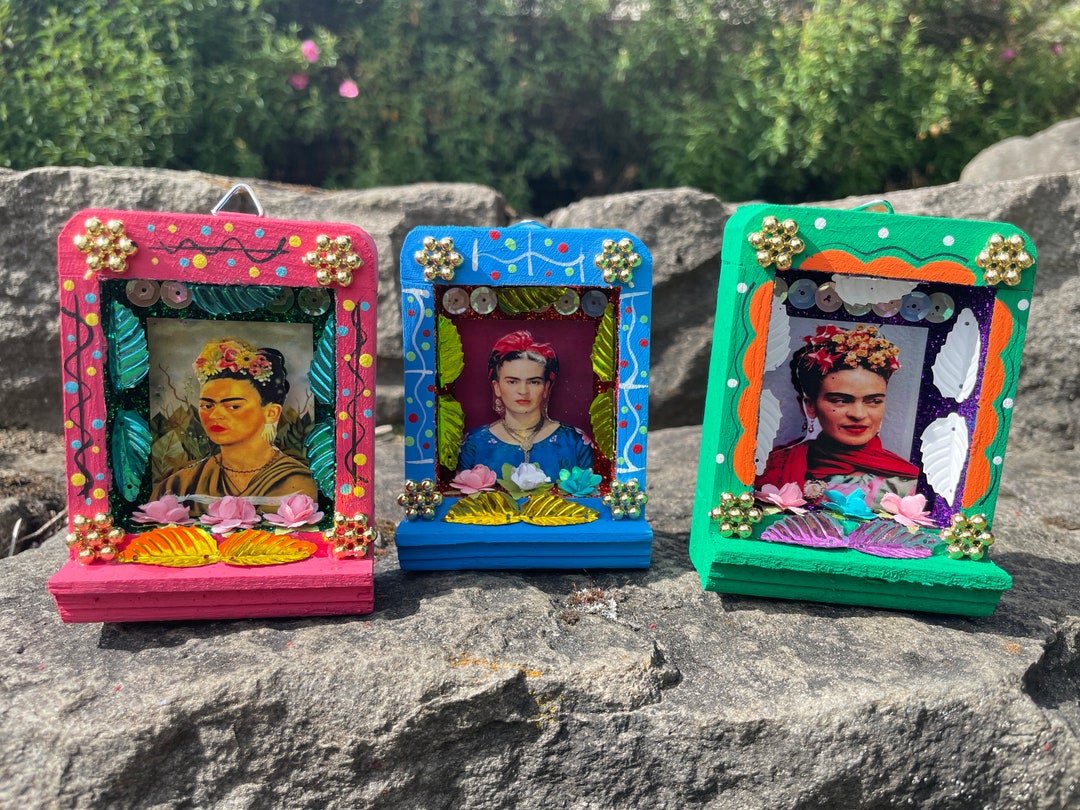 Frida Nicho, Small, Wooden, Frida Image, Mexican Nicho, Mexico ...