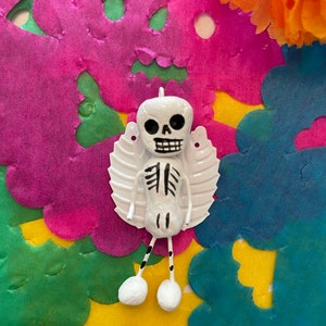 Mini Calavera Ornaments, Mexican Altar, Mexico Ofrenda, Miniature Day ...