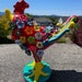 Mexican Rooster FUCHSIA Medium-sized Rooster Folk Art - Etsy