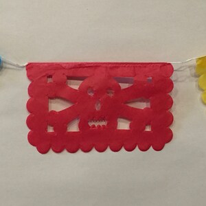 DAY of the DEAD, Papel Picado, MINI, Dia De Muertos, Mexican Banner ...