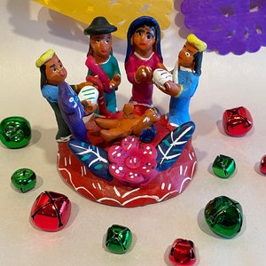 Mexican NATIVITY Set, Mexican Nativity, Mexican Creche, Christmas Decor ...