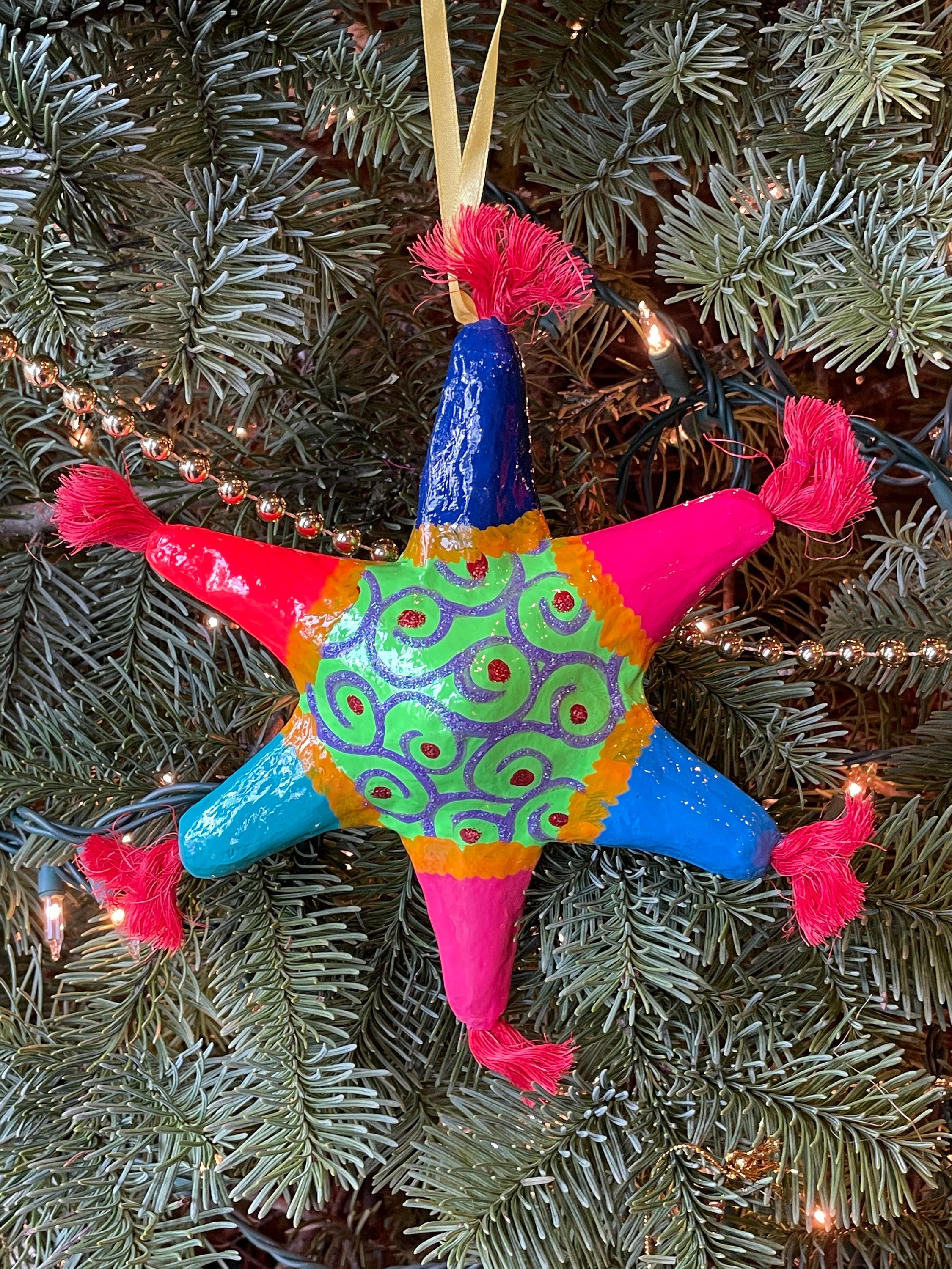 LARGE Mexican PINATA Ornaments Mexican Christmas Ornament | Etsy