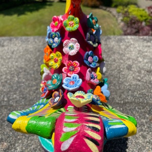 Mexican Rooster FUCHSIA Medium-sized Rooster Folk Art - Etsy