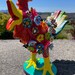 Mexican Rooster FUCHSIA Medium-sized Rooster Folk Art - Etsy