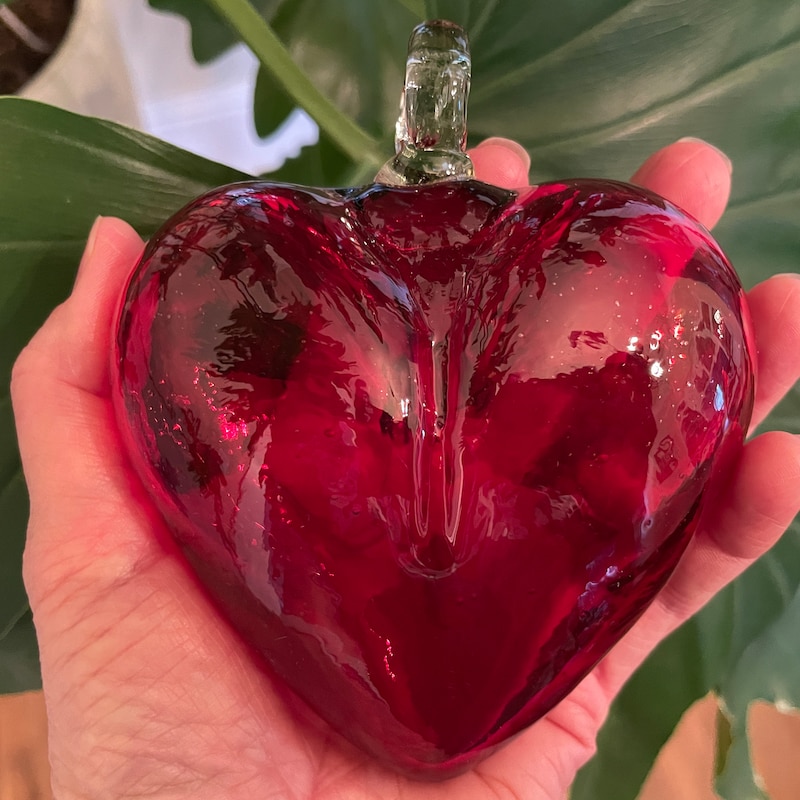 Glass Heart - Etsy