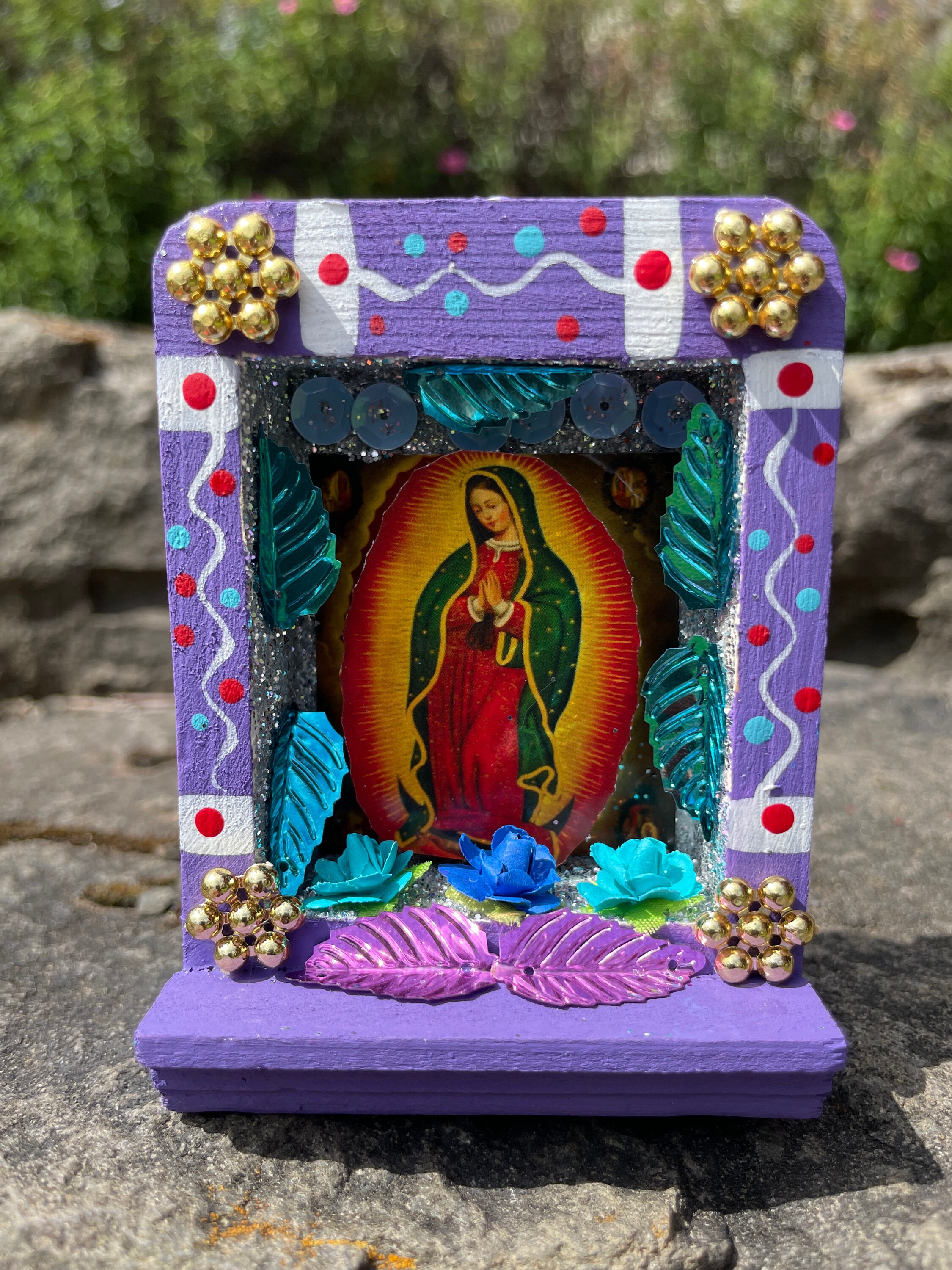 Guadalupe Nicho, Small, Wooden, VIRGIN of GUADALUPE Image, Mexican ...