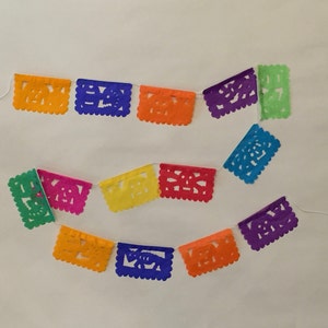 DAY of the DEAD, Papel Picado, MINI, Dia De Muertos, Mexican Banner ...