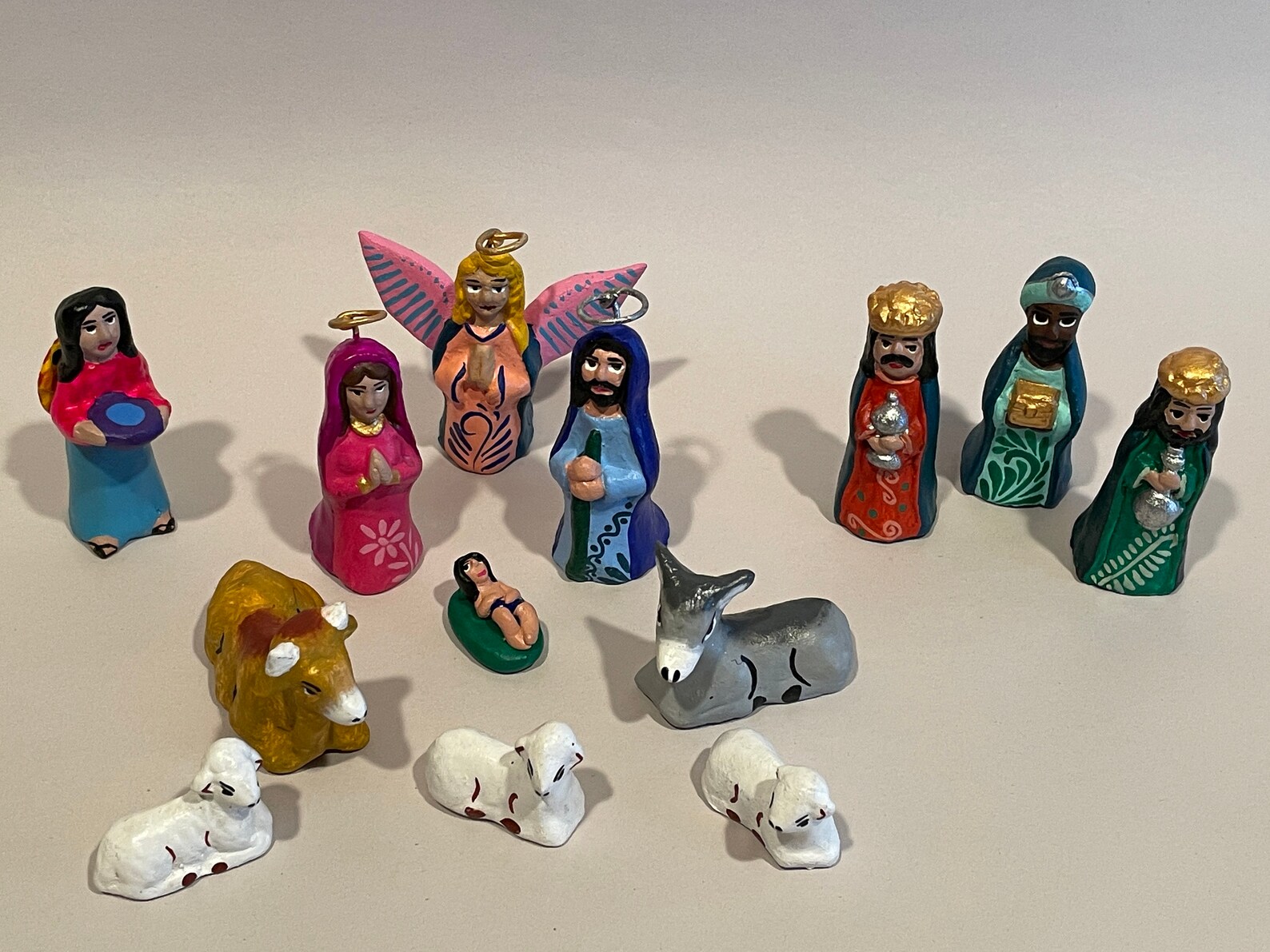 Small Clay Nativity Small Mexican Nativity Mexican Nativity - Etsy