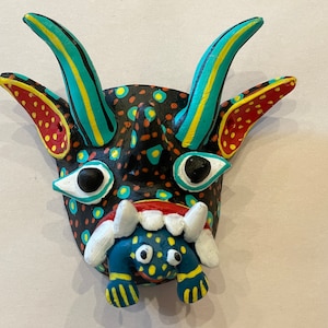 Small devil Masks From Michoacan Mexican Folk - Etsy