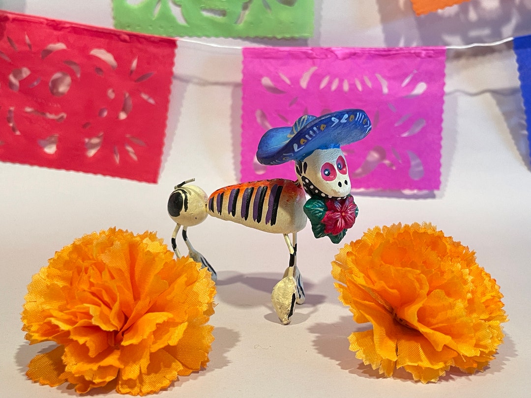 Day of the Dead CATRINA Dog, Dia De Los Muertos Dog, Dog With ...