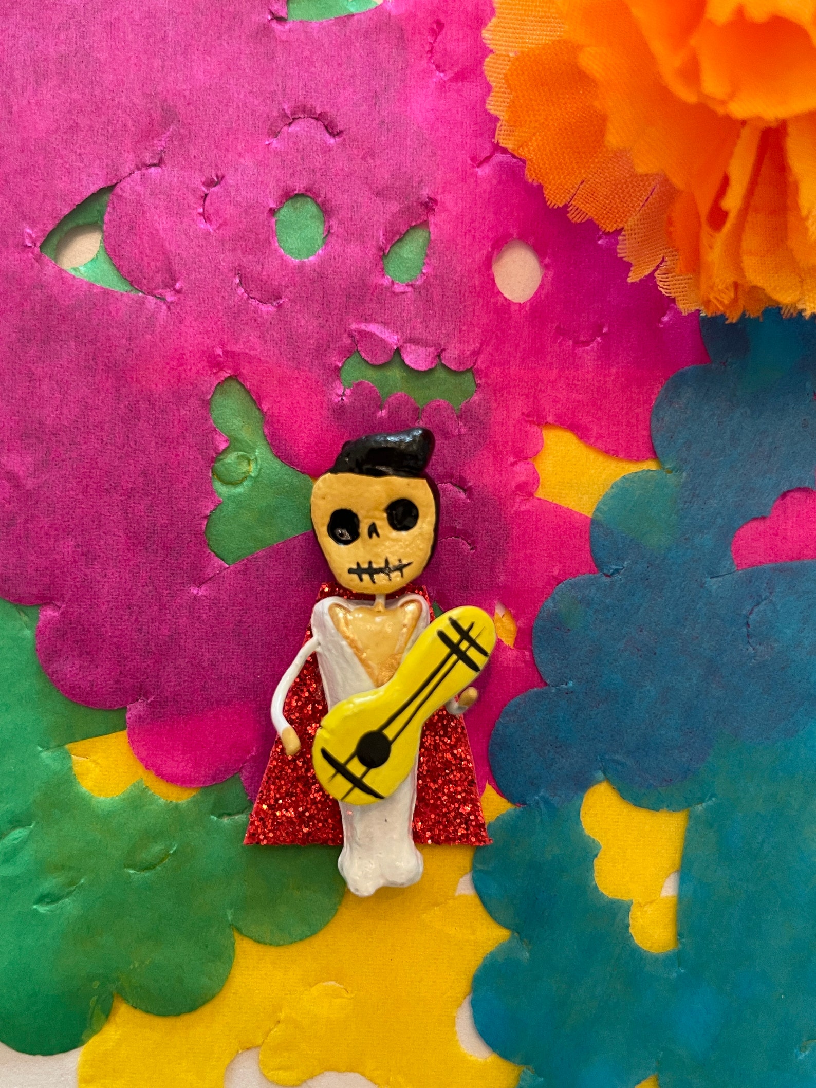 Mini Calavera Ornaments, Mexican Altar, Mexico Ofrenda, Miniature Day ...