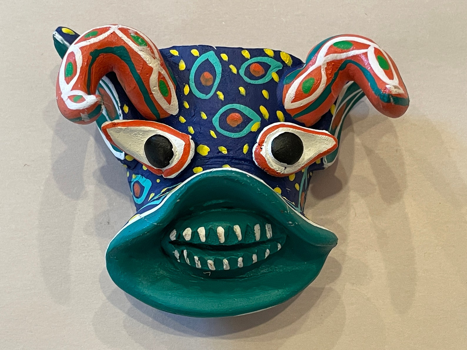 Small devil Masks From Michoacan Mexican Folk - Etsy