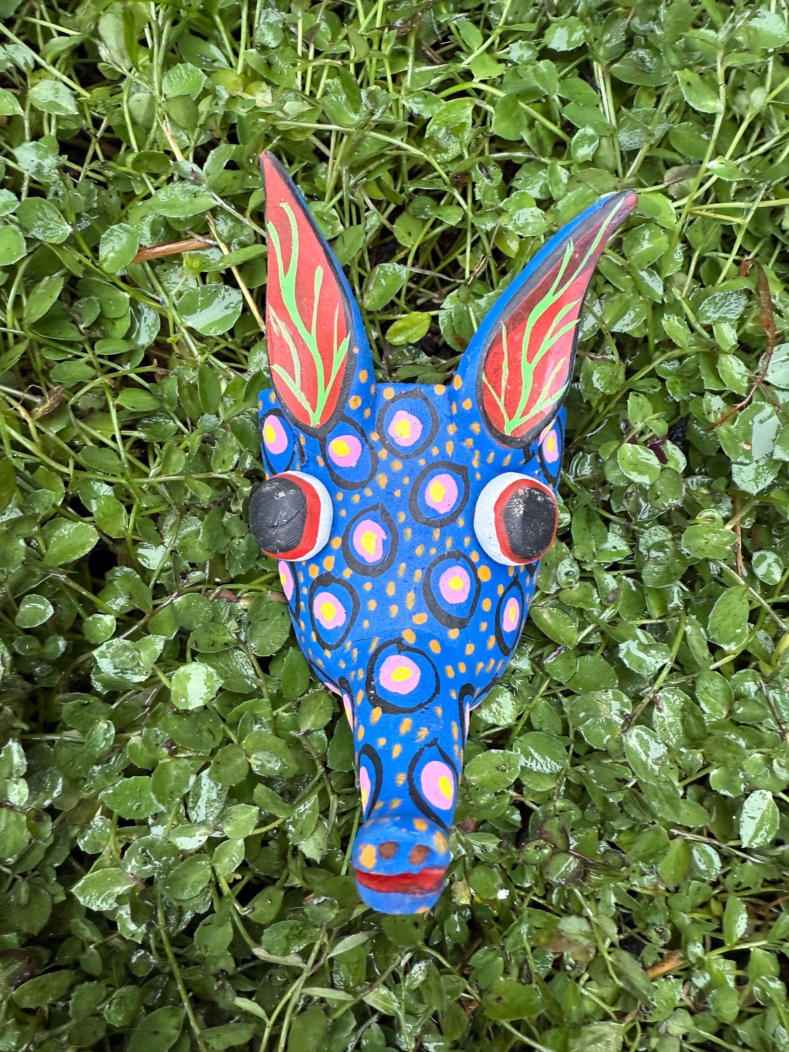 Small "devil" Masks From Michoacan, Mexican Folk Art, Ocumicho Folk Art ...