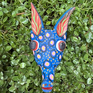 Small "devil" Masks From Michoacan, Mexican Folk Art, Ocumicho Folk Art ...