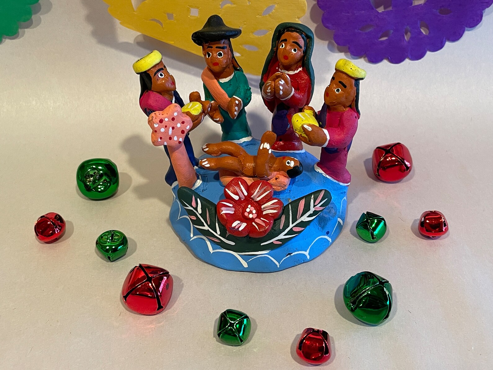 Mexican NATIVITY Set, Mexican Nativity, Mexican Creche, Christmas Decor ...