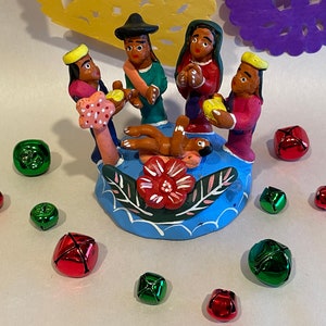 Mexican NATIVITY Set, Mexican Nativity, Mexican Creche, Christmas Decor ...