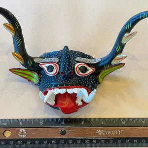 Small devil Masks From Michoacan Mexican Folk - Etsy