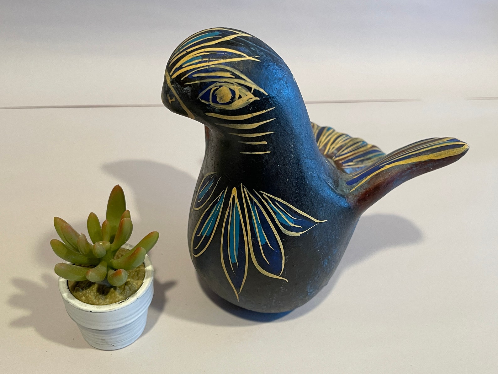 Terracotta Dove Planter, Mexican Planter, Talavera Dove Pot, Succulent ...