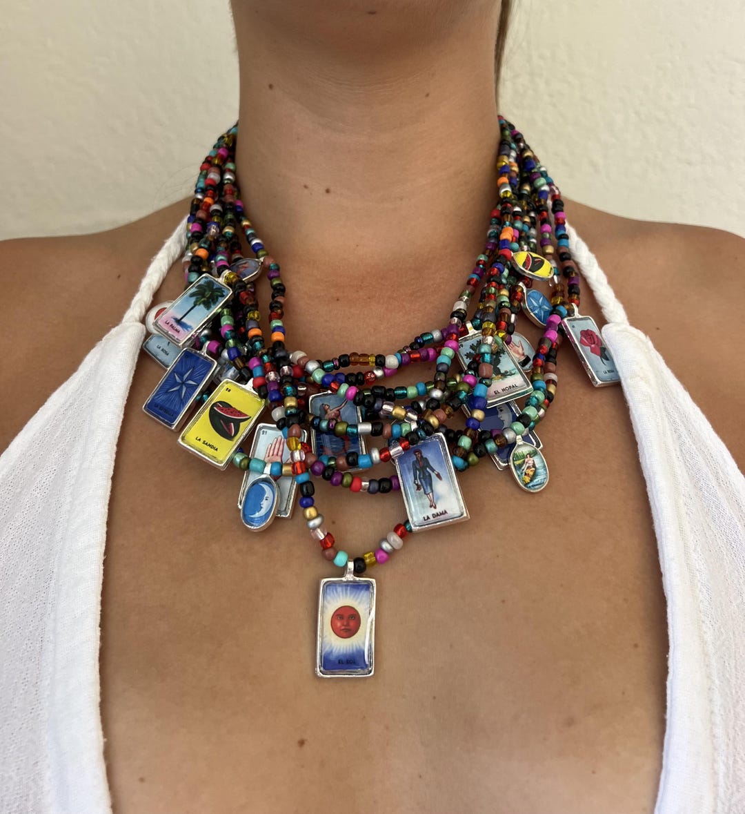 Mexican Jewelry, Loteria Jewelry, Mexican Costume Jewelry, Mexican ...