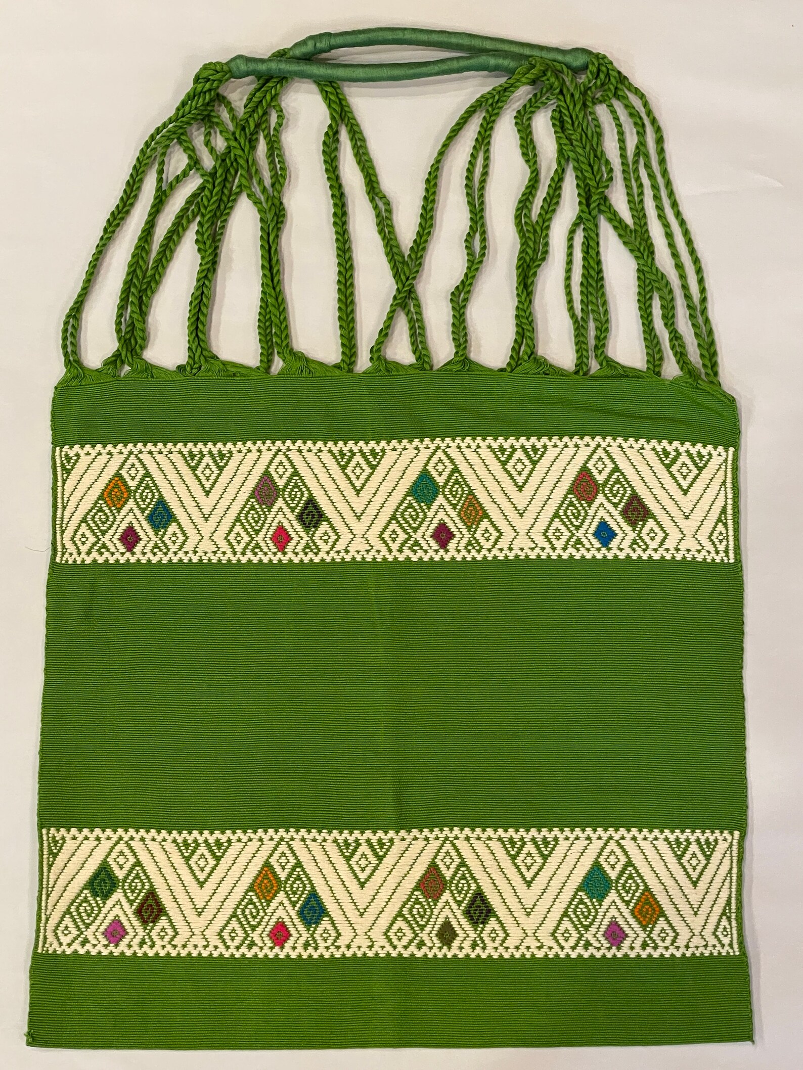Mexican Loom WOVEN TOTE Traditional Designs Hammock Market - Etsy