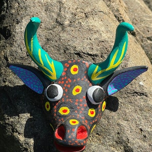 Small devil Masks From Michoacan Mexican Folk - Etsy
