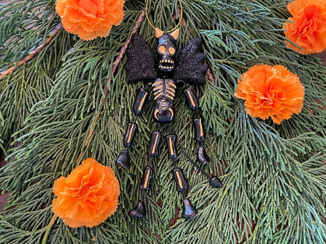 Mexican Devil, Black, Dia De Los Muertos Devil, Day of the Dead Devil ...