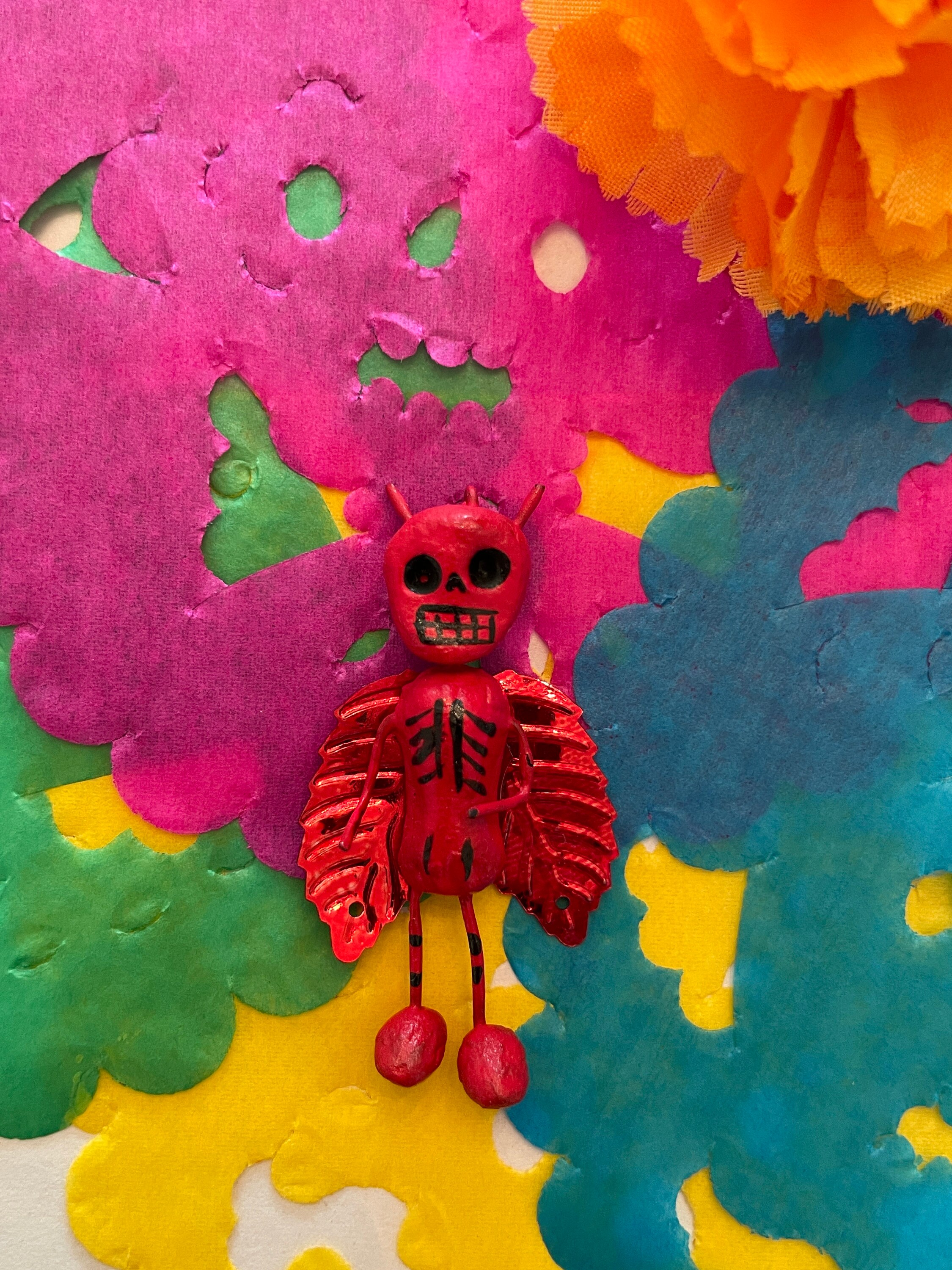 Mini Calavera Ornaments, Mexican Altar, Mexico Ofrenda, Miniature Day ...