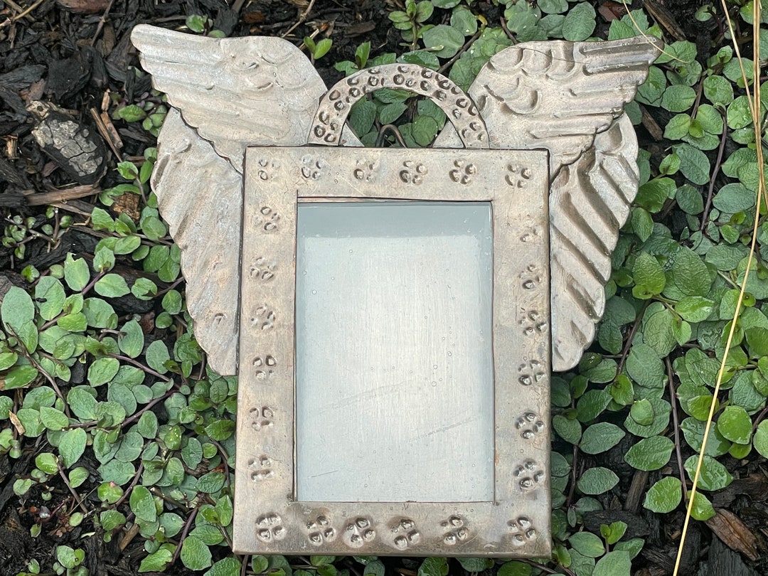 Nicho With Angel Wings and Glass Door, Mexican Nicho, Mexico Religious ...