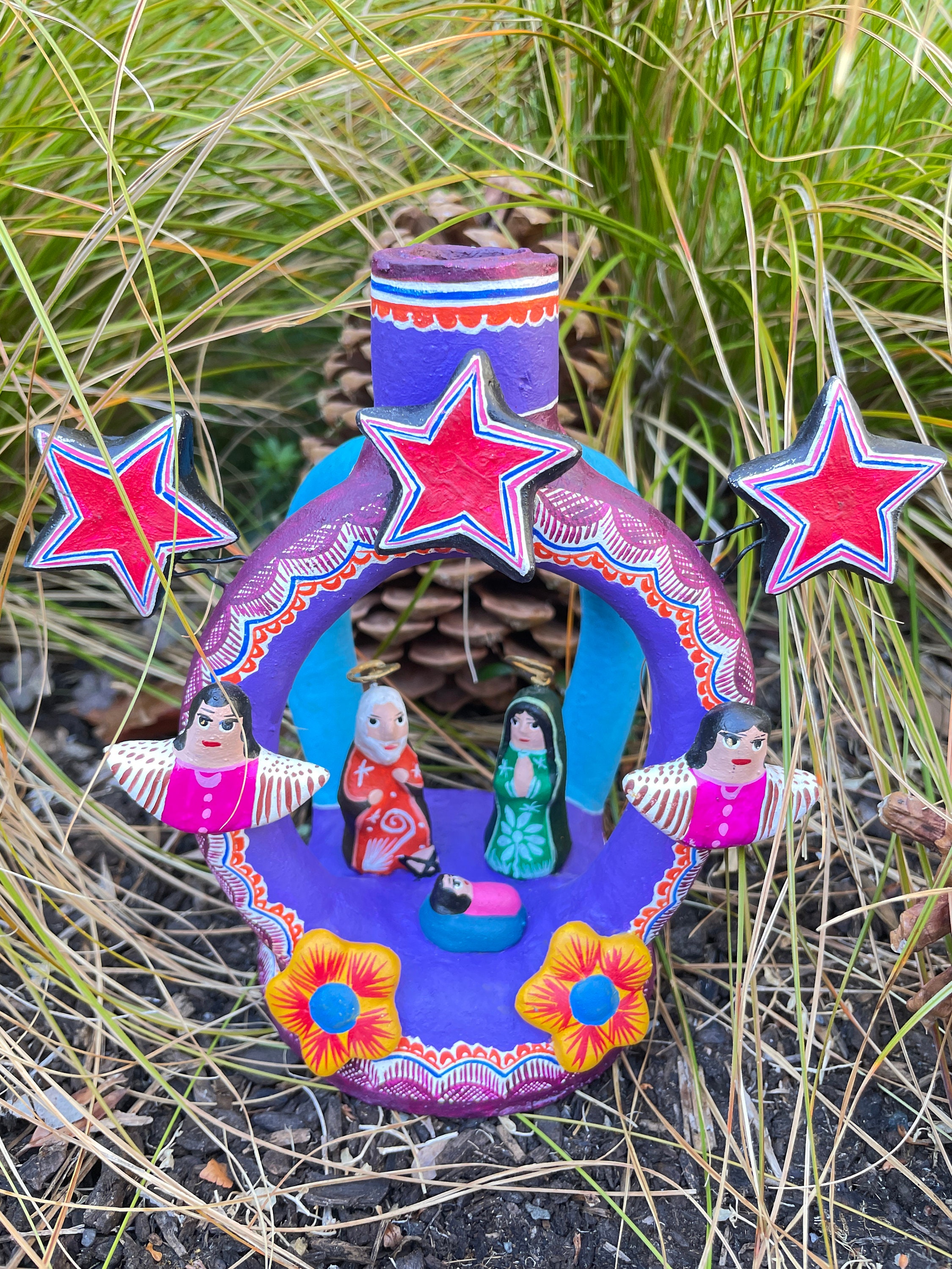 Mexican NATIVITY Set, Mexican Nativity, Mexican Creche, Christmas Decor ...