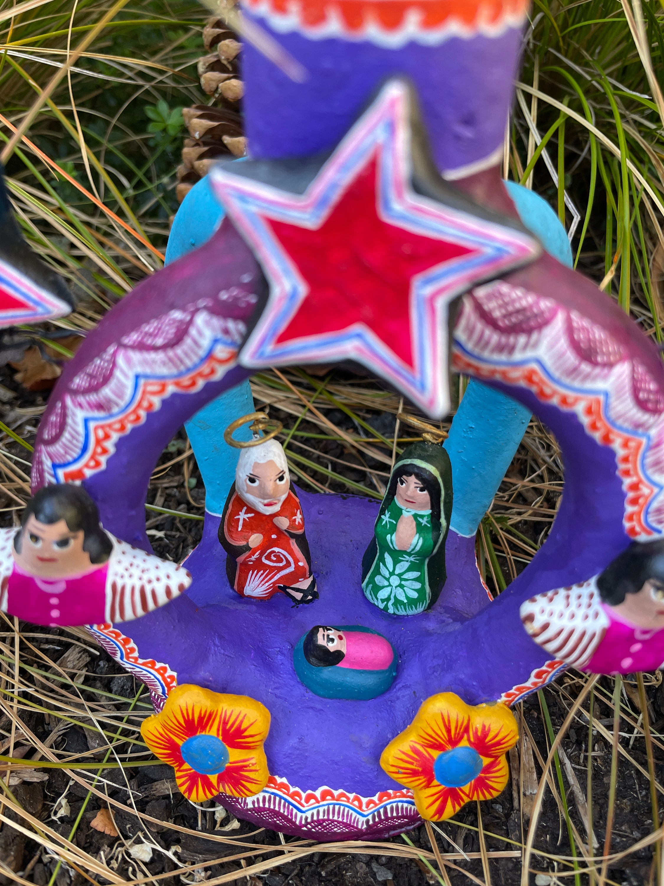 Mexican NATIVITY Set, Mexican Nativity, Mexican Creche, Christmas Decor ...