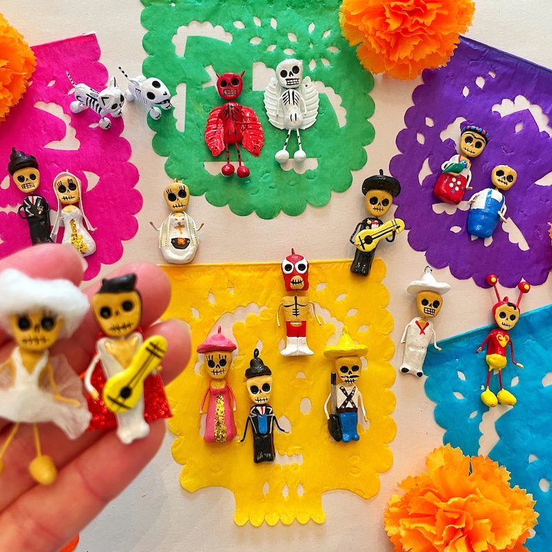 Day of Dead Minis - Etsy