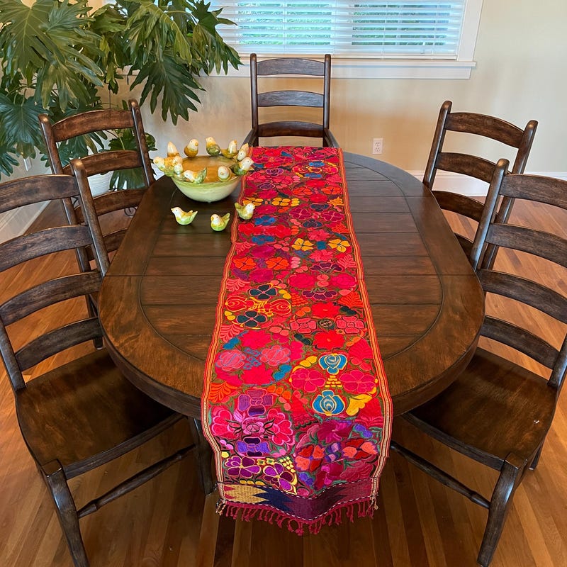 Mexican Table Runner - Etsy
