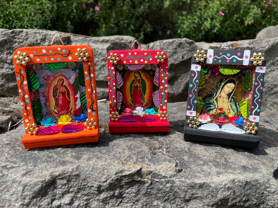 Guadalupe Nicho, Small, Wooden, VIRGIN of GUADALUPE Image, Mexican ...